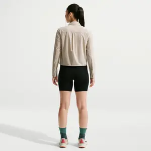Nike Aireez" Button-up Long-sleeve Trail Running Top