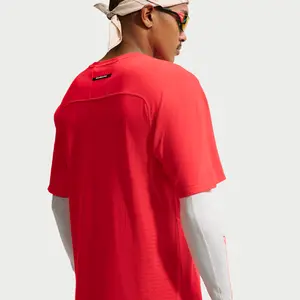 Nike Solar Chase Dri-fit Adv Trail Running Top - Red