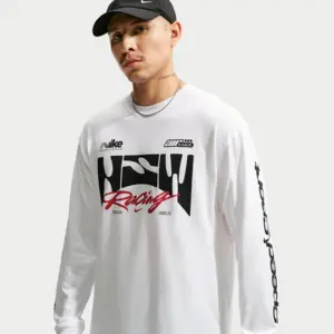 Nike Long-sleeve Cotton T-shirt - White