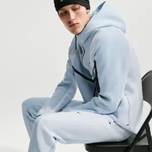 Nike Tech Fleece Color-block Jogger Pants - Blue