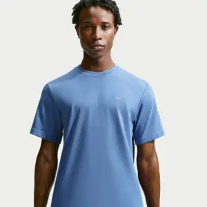 Nike Primary Dri-fit Short-sleeve Versatile Top - Blue