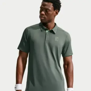 Nike Court Advantage Dri-fit Tennis Polo - Green