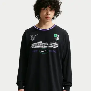 Nike Long Sleeve Cotton T-shirt - Black