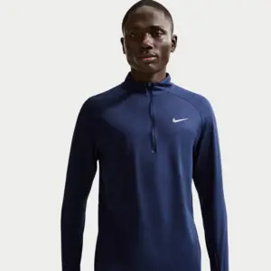 Nike Stride Dri-fit 1/2-zip Running Mid Layer - Blue