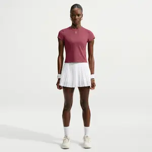Nike Court Advantage Dri-fit Tennis Top - Red