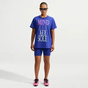Nike Classic High-waisted 8" Biker Shorts - Blue