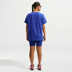 Nike Classic High-waisted 8" Biker Shorts - Blue