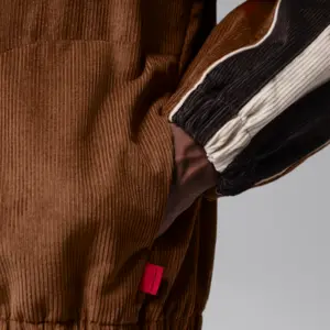 JORDAN Flight Corduroy 1/2-zip Top