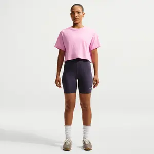 Nike Sportswear Classic High-waisted 8" Biker Shorts - Grey
