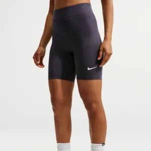 Nike Classic High-waisted 8" Biker Shorts - Grey