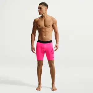 Nike Pro Dri-fit Fitness Long Shorts - Pink