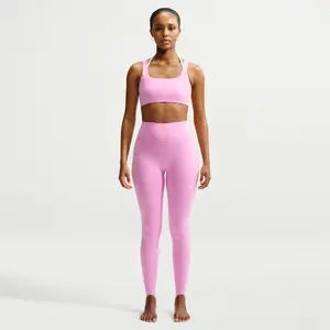 Nike One High-waisted Full-length Stirrup Leggings - Pink