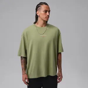 JORDAN Flight Essentials Oversized Patch T-shirt - Green