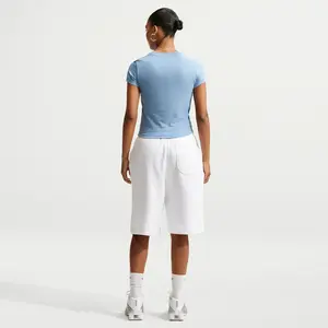 Nike Chill Knit Cropped T-shirt - Blue
