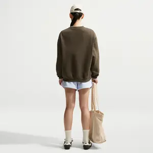 Nike Studio Fleece Medium Weight Oversized Crew