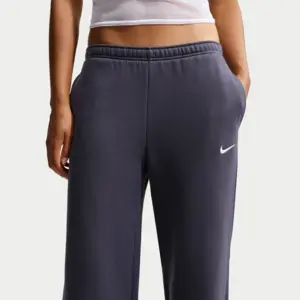 Nike Studio Fleece Medium Weight Mid-rise Wide-leg Pants