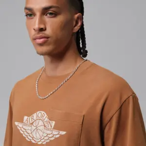 JORDAN Flight Essentials Pocket T-shirt - Brown