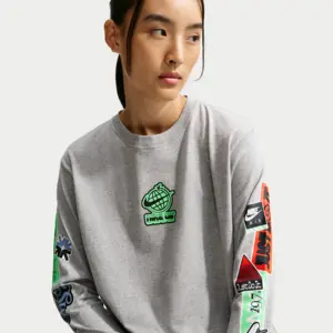 Nike Classic Oversized Long-sleeve Cotton T-shirt