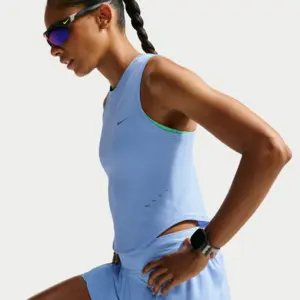 Nike Swift Dri-fit Seamless Running Tank Top - Blue