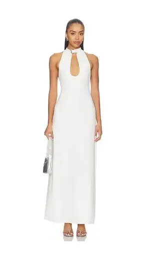 GUIZIO Amalfi Maxi Dress - Ivory