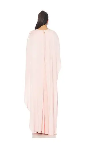 Simkhai Izel Cape Gown In Pink