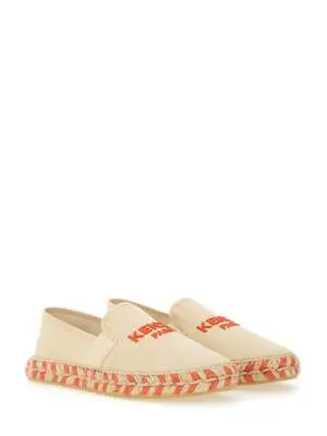 Kenzo Espadrille With Logo - Cream