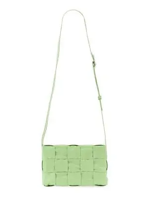 Bottega Veneta Case Bag With Adjustable Shoulder Strap - Green
