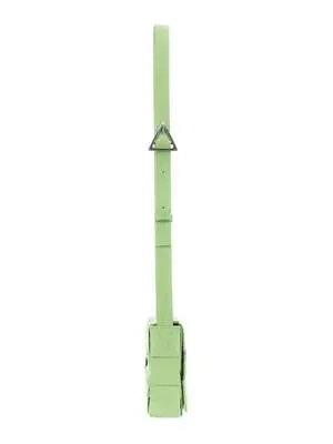 Bottega Veneta Case Bag With Adjustable Shoulder Strap - Green