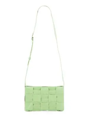 Bottega Veneta Case Bag With Adjustable Shoulder Strap - Green