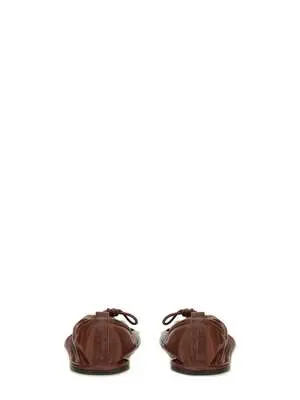 Hereu Dancer Puntera Flat - Brown
