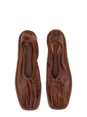 Hereu Dancer Puntera Flat - Brown