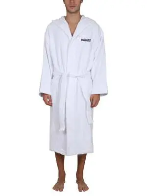 Dsquared2 Bathrobe With Logo