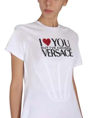Versace Logo Print T-shirt
