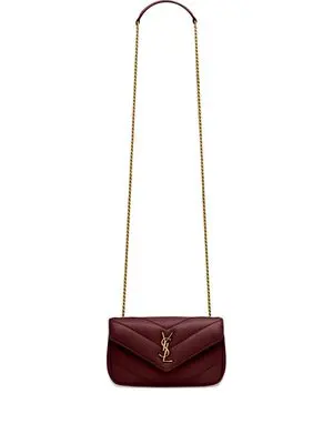Saint Laurent Loulou Mini Leather Crossbody Bag - Multicolor