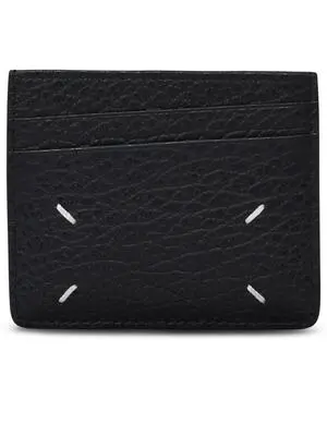MAISON MARGIELA Leather Card-holder - Black