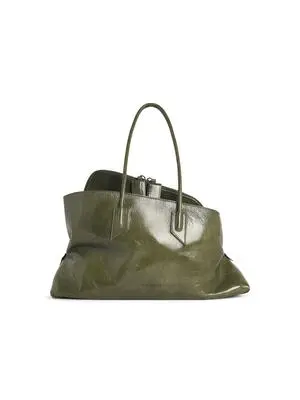 Attico La Passeggiata' Medium Leather Bag - Green