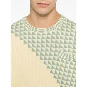 Versace Geometric Pattern Knit Jumper