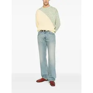 Versace Geometric Pattern Knit Jumper