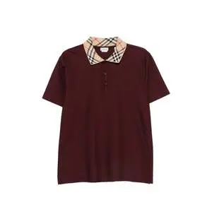 Burberry Burberry Red Polo Shirts Men Red