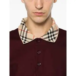 Burberry Polo Shirts - Red