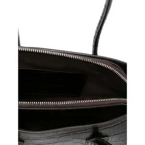 Attico Croc Effect Leather Handbag