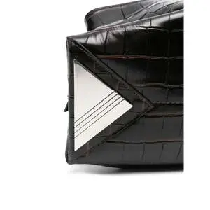 Attico Croc Effect Leather Handbag