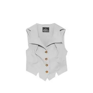 VIVIENNE WESTWOOD Grey Jackets Waistcoat & Gilets - Gray