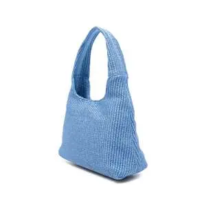JIMMY CHOO Raffia Shoulder Bag