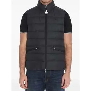Moncler Jackets Waistcoats & Gilets - Black