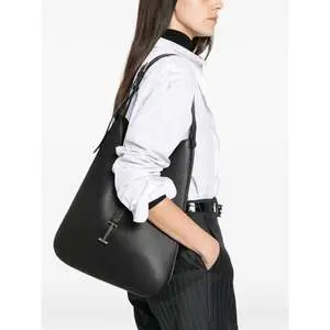 TOM FORD Calf Leather Tote Bag - Black