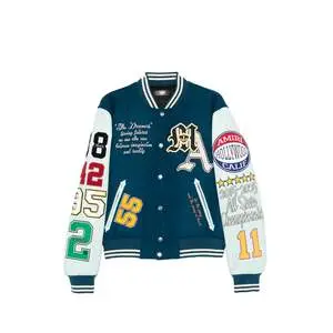 Amiri Jackets Bomber Jackets - Blue