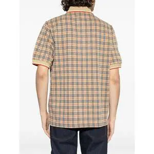 Burberry Neutrals Polo Shirts - Cream