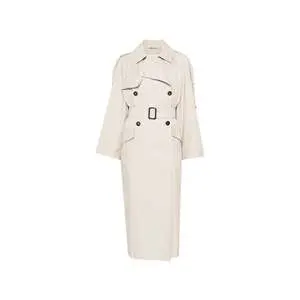 Max Mara Double-breasted Trench Coat - Cream