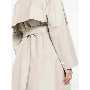 Max Mara Double-breasted Trench Coat - Cream